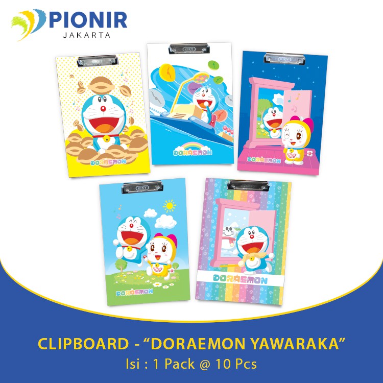 Jual CLIPBOARD - "DORAEMON YAWARAKA" (1 PACK = 10 PCS) | Shopee Indonesia