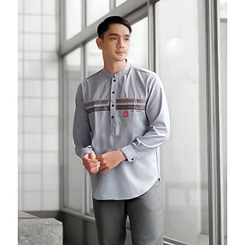Jual Koko Kurta Lengan panjang Aris Katun Adem Tebal Terlaris | Shopee ...