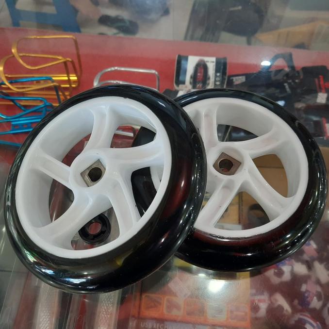 Jual RODA SCOOTER INJAK BAHAN KARET/RODA BELAKANG SKUTER ( UNIVERSAL) 1 ...