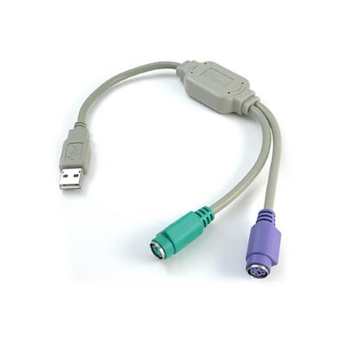 Jual Converter Cable PS 2 to USB Adapter untuk Keyboard dan Mouse PS 2 ...