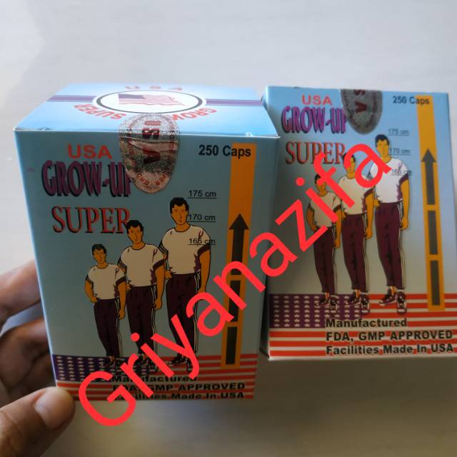 Jual GROW UP SUPER USA OBAT HERBAL PENINGGI BADAN SUPER CEPAT ASLI ...