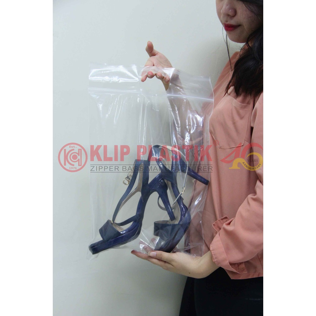 Jual Plastik Klip / Zipper Bag / Kantong Plastik Klip Pond Bening 46 x ...