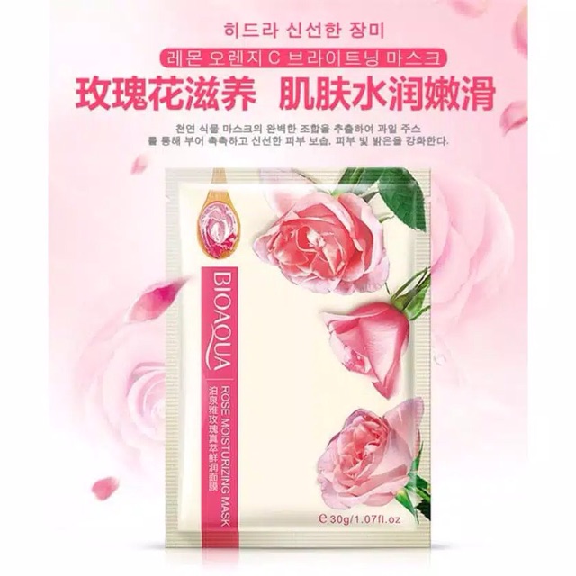Jual BIOAQUA NOURISHING ROSE MASK | Shopee Indonesia