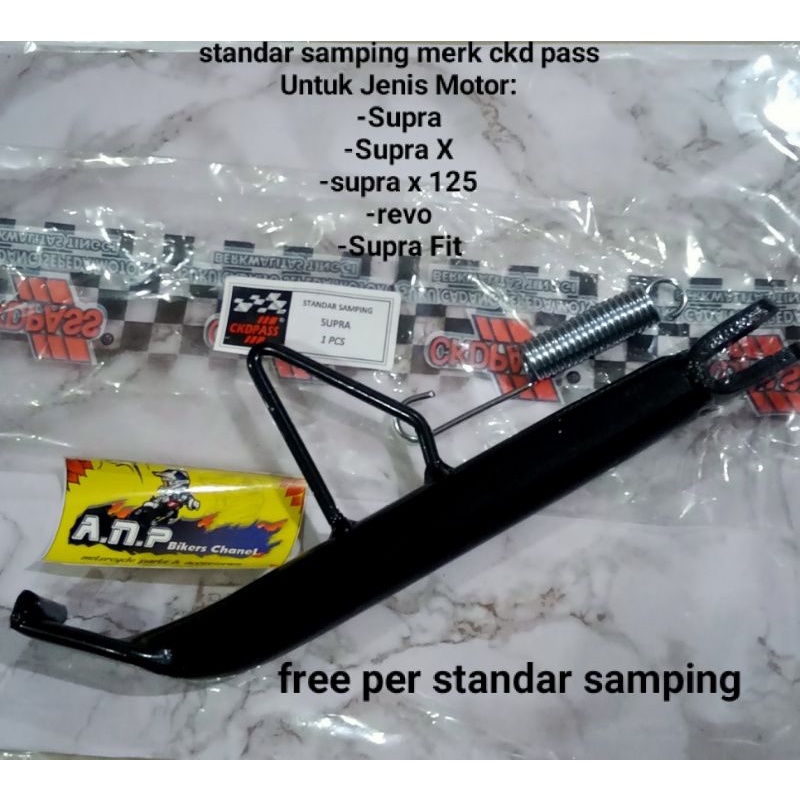 Jual standar samping merk ckd passUntuk Jenis Motor: -Supra -Supra X ...