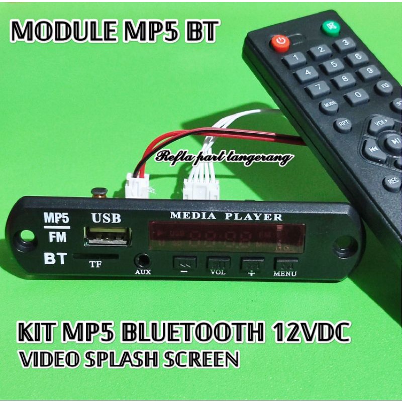 Jual KIT MODUE MP5 PLAYER BLUETOOTH 12VDC SPLASH SCREEN | Shopee Indonesia