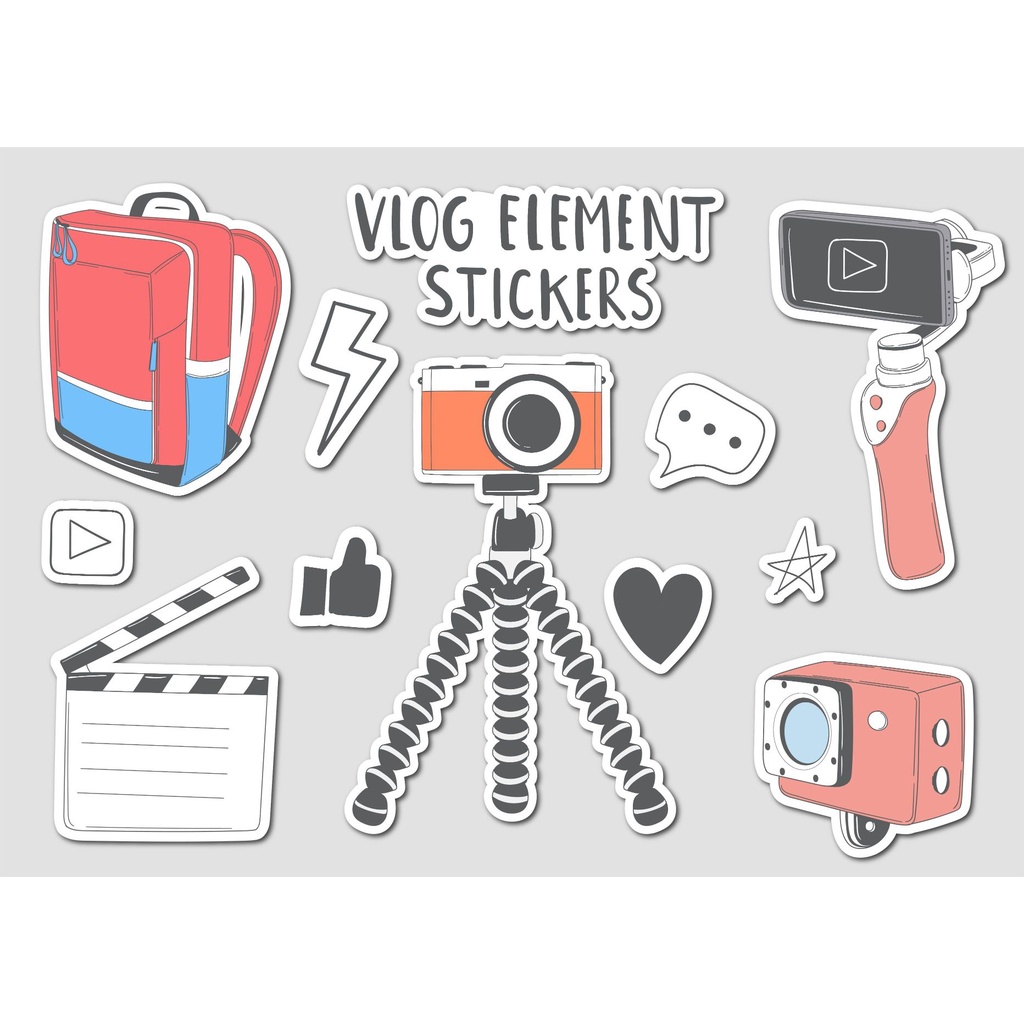 Jual Sticker Aesthetic Adventure - Content Creator - Sticker Traveling ...
