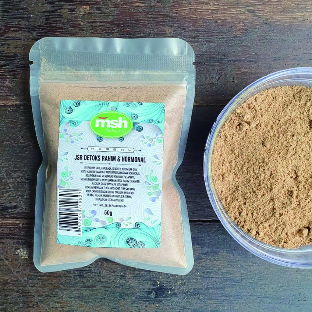 Jual MSH JSR Detoks Rahim & Hormonal 50 g | Shopee Indonesia