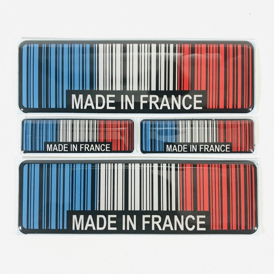 Jual Stiker Emblem MADE IN FRANCE Bendera Timbul Lentur 3D | Shopee ...