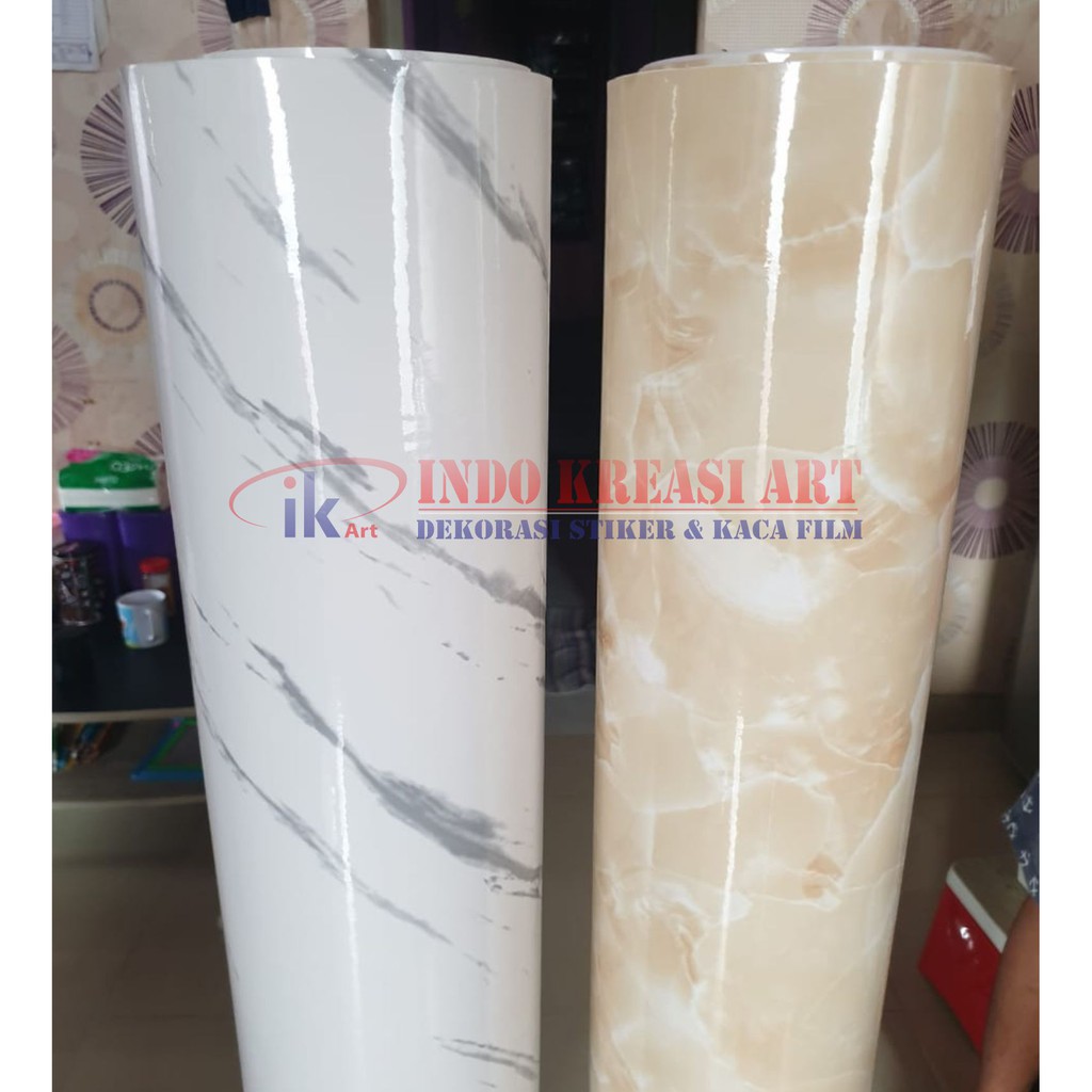 Jual STIKER MOTIF MARMER STICKER 3D GLOSSY WALLSTICKER MARMER PREMIUM ...
