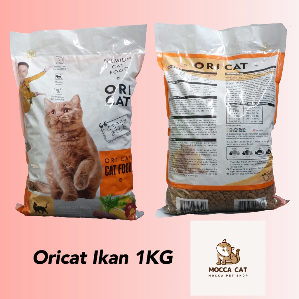 Jual Ori Cat Premium Cat Food 1 KG Repack | Shopee Indonesia