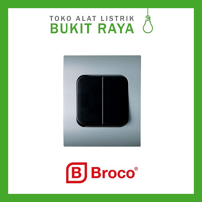 Jual B162 Broco Integra Saklar Seri Double Switch | Shopee Indonesia