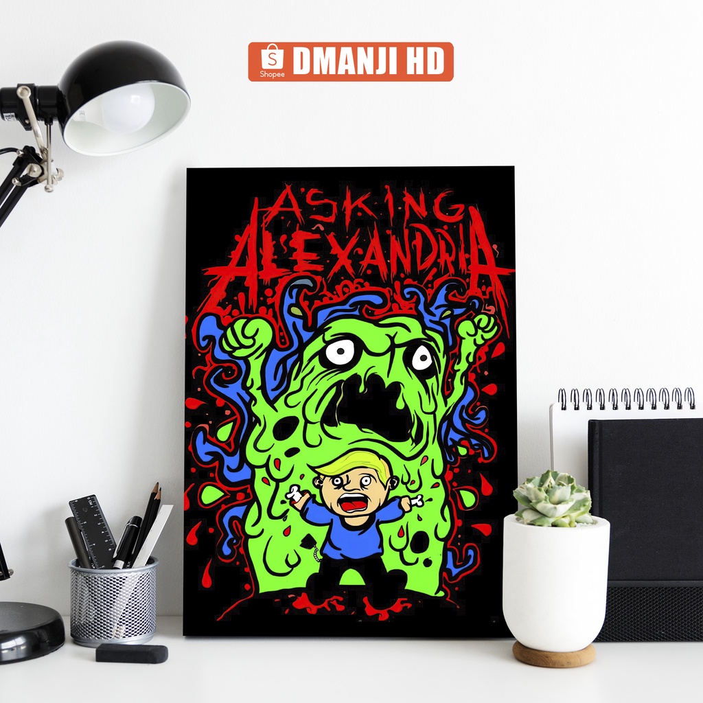 Jual DMANJI HD | Hiasan dinding Band Asking Alexandria | Poster bingkai ...