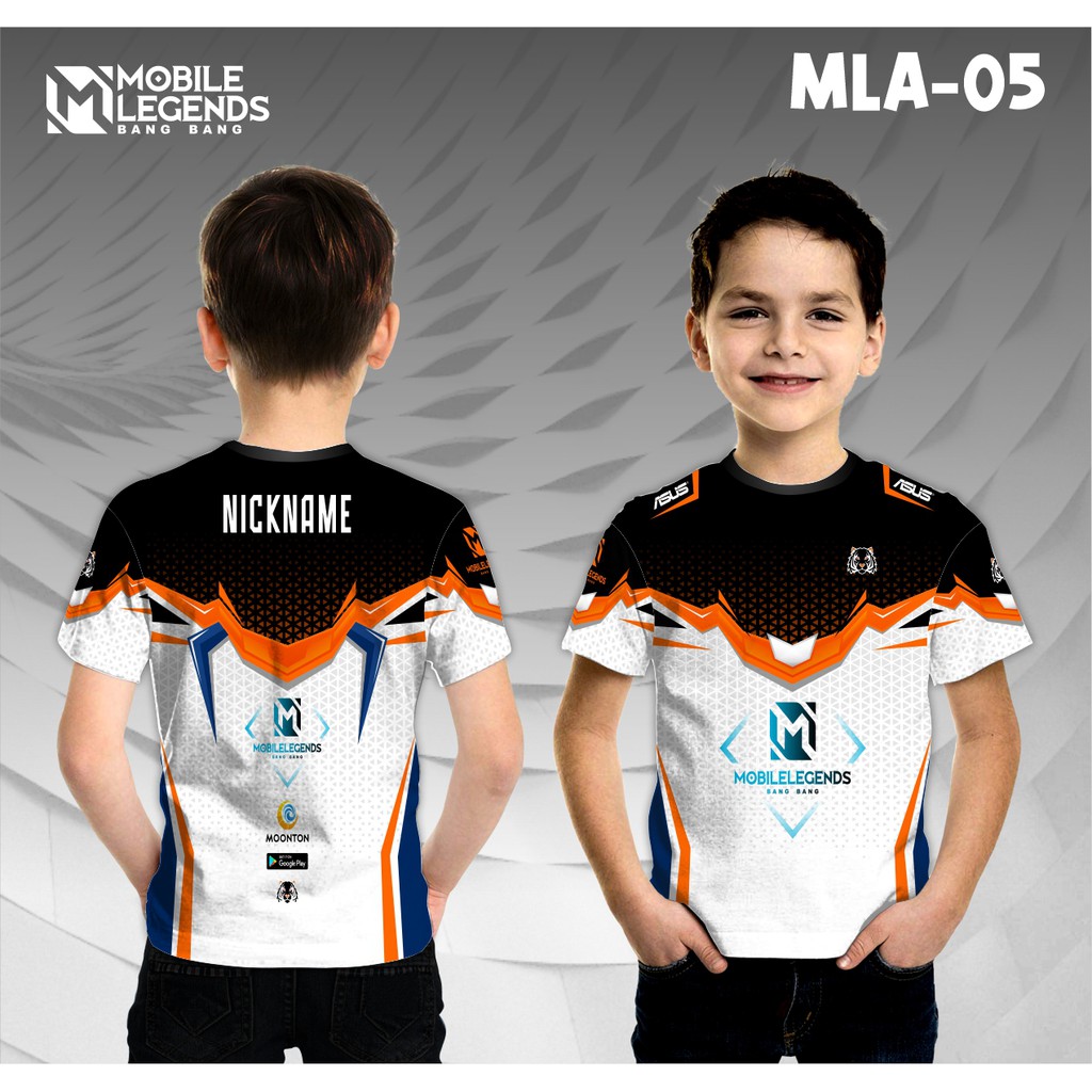 Jual jersey kaos game mobile legend anak anak | Shopee Indonesia