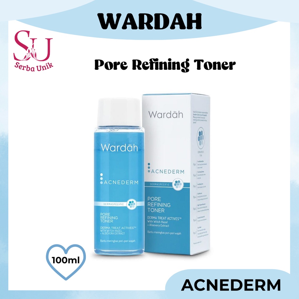 Jual Wardah Acnederm Pore Refining Toner 100ml | Shopee Indonesia