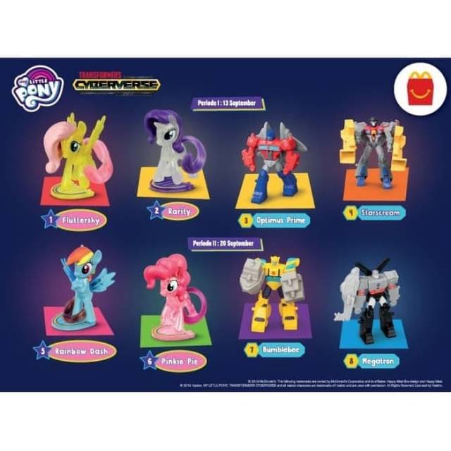 Jual Happy meal mcd mcdonalds transformer dan little pony 2019 | Shopee Indonesia