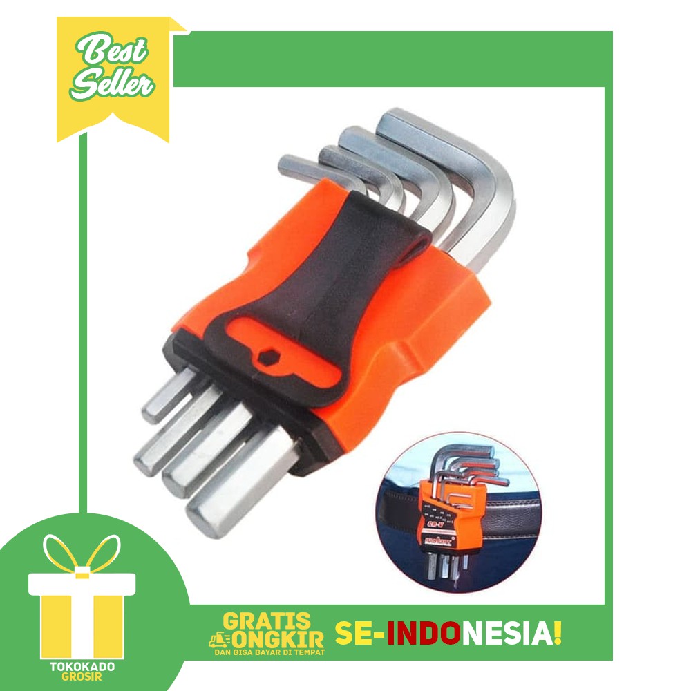 Jual Kunci L Set 9 Piece Hexagonal Durable cocok untuk baut Sepeda ...