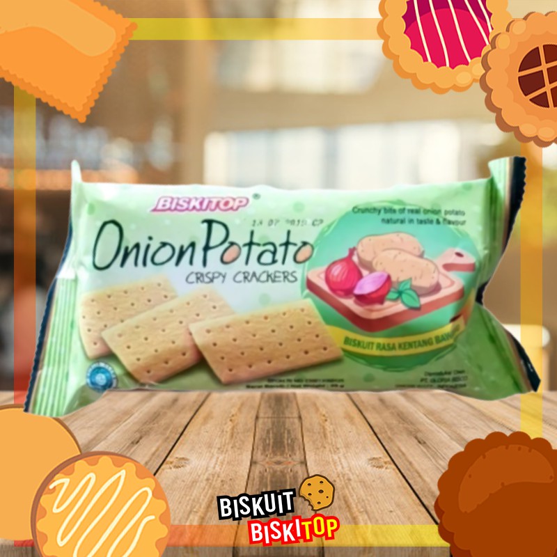Jual B. BISKITOP - ONION POTATO 50g Rasa Kentang Gurih Biskuit Kue ...