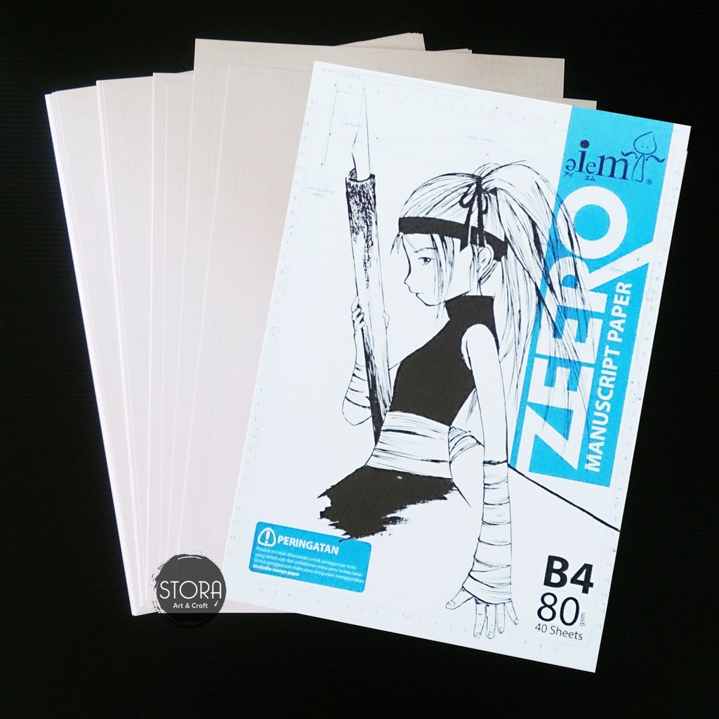 Jual ZEERO Manuscript Paper B4 / manga paper / kertas komik | Shopee ...