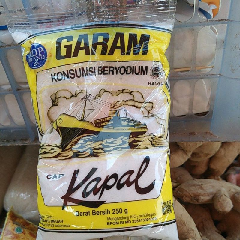Jual Garam beryodium halus merk kapal asli | Shopee Indonesia