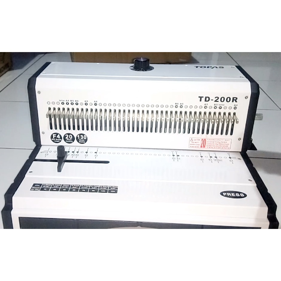 Jual Mesin Ring Kawat / Mesin Jilid TOPAS TD 200R Pitch 3:1 - Lobang ...