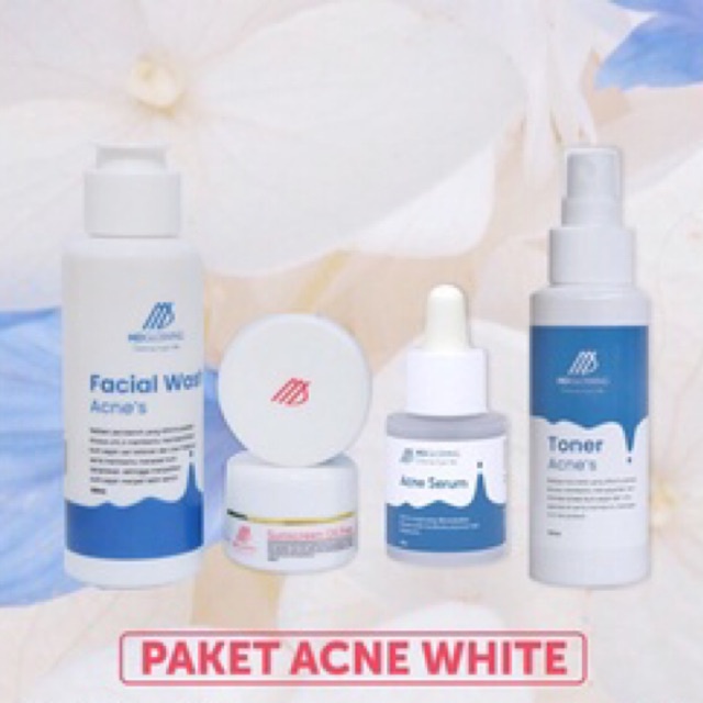 Jual [MDGLOWING SKIN] PAKET R2/ NCA/ ACNE WHITE MD GLOWING SKIN ...