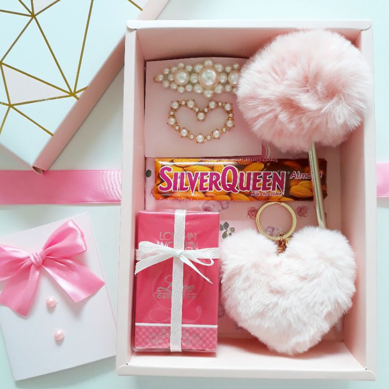 Jual Pink Giftbox Hadiah Ulang Tahun Pacar Cewek / Kado Unik Untuk ...