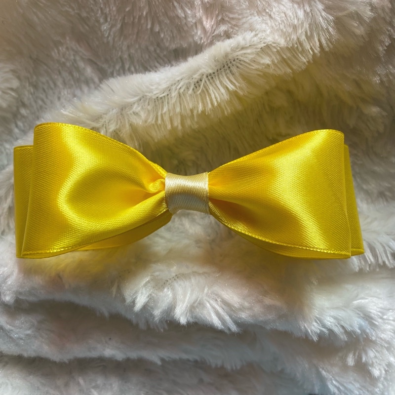 Jual Jepitan pita Kuning ( Yellow ) ala ala princess ( korean style ...