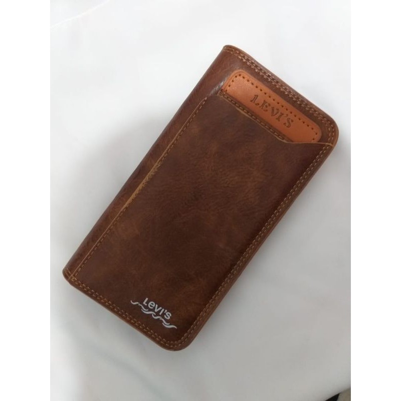 Jual Dompet model panjang bahan kalaf impor tebal | Shopee Indonesia