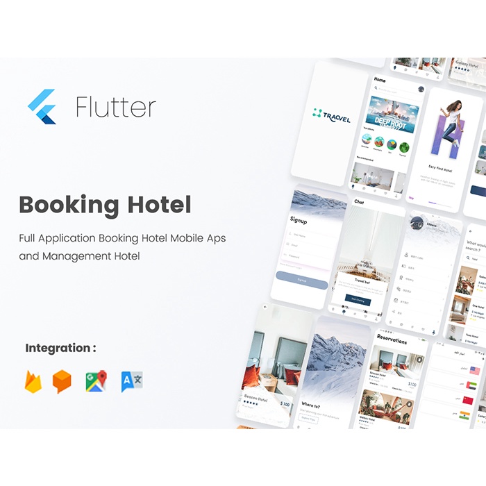 Jual Flux Hotel Booking hotel full application in Flutter 3.0 | Shopee ...