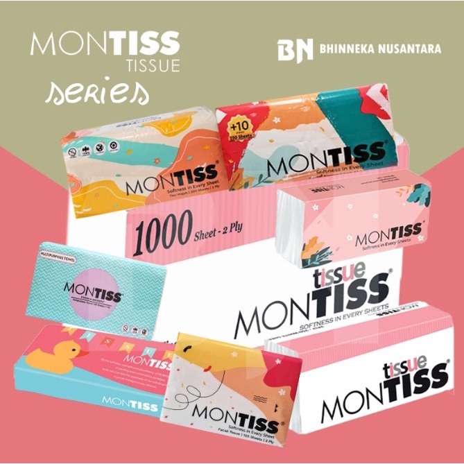 Jual Montiss Facial Tissue - Tisu Wajah | Shopee Indonesia