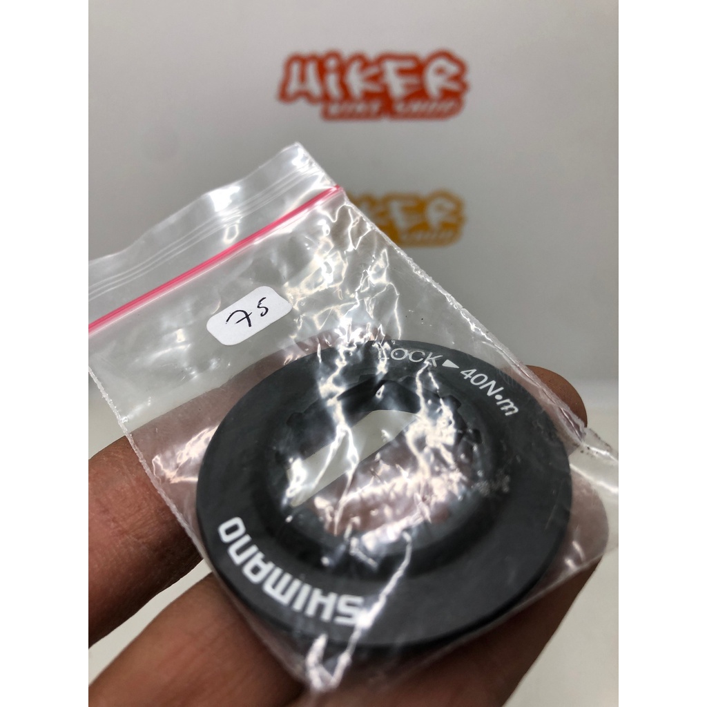 Jual Lockring Lock Ring Kuncian Rotor Disc Brake Shimano Black Model ...