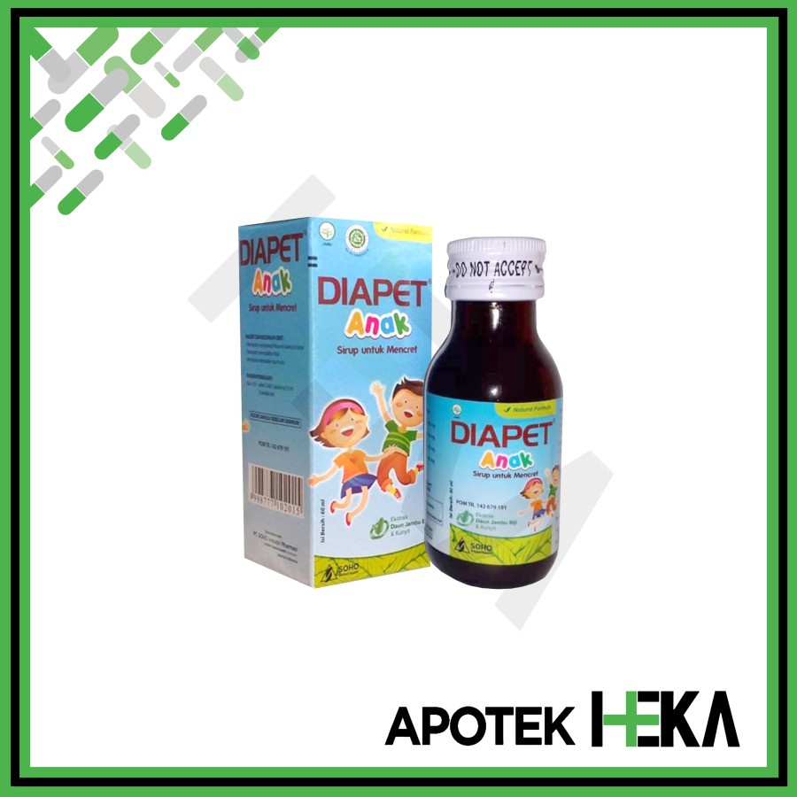 Jual Diapet Anak Syrup 60 ml - Sirup Obat Diare Anak (BANDUNG) | Shopee ...