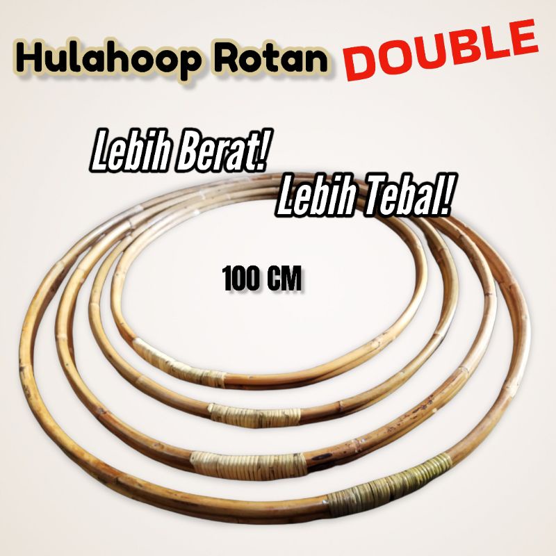 Jual Hulahoop Double 100 cm hoolahoop rotan hulahup 100cm holahop 100 cm hulahoop ikat double ...