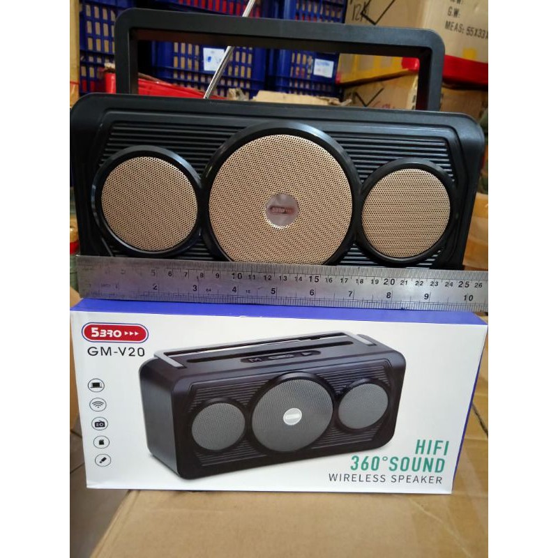 Jual SPEAKER BLUETOOTH GM-V20 5BRO SEGEL FC active speaker salon ...