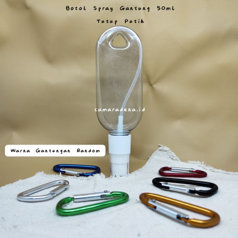 Jual Botol Spray Gantung Tutup Putih Uk 50ml untuk Hand Sanitizer pakai ...