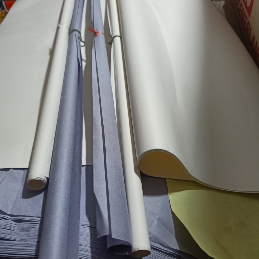 Jual kertas roti lembaran warna abu-abu / putih / Baking paper ECER ...