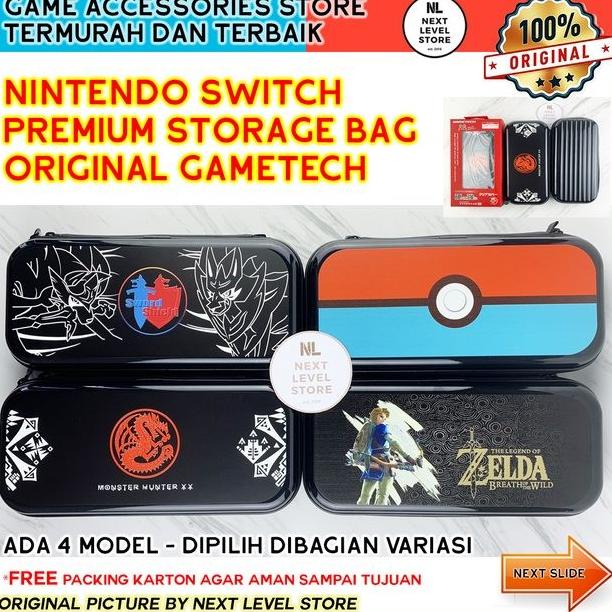 Jual HARGA TERBAIK!!! Gametech Premium Storage Bag Nintendo Switch Pouch Tas Case GAME TECH ...