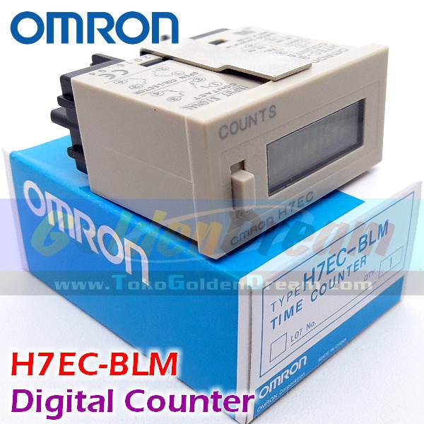 Jual Omron Digital Counter H7EC-BLM Counts H7EC Totalizer Alat Hitung ...