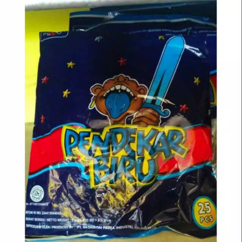 Jual permen pendekar biru isi 25 | Shopee Indonesia