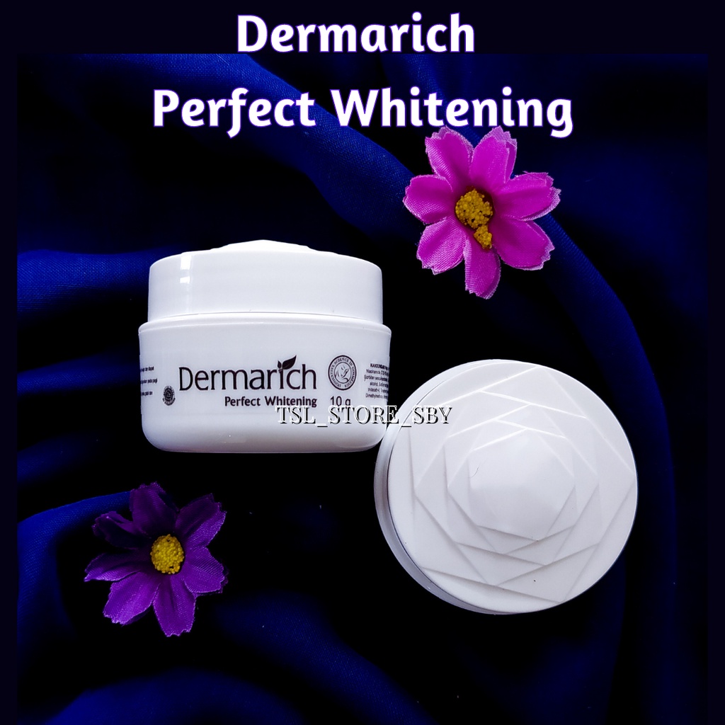Jual Dermarich Perfect Whitening - Cream Pagi Malam Pemutih | Shopee ...