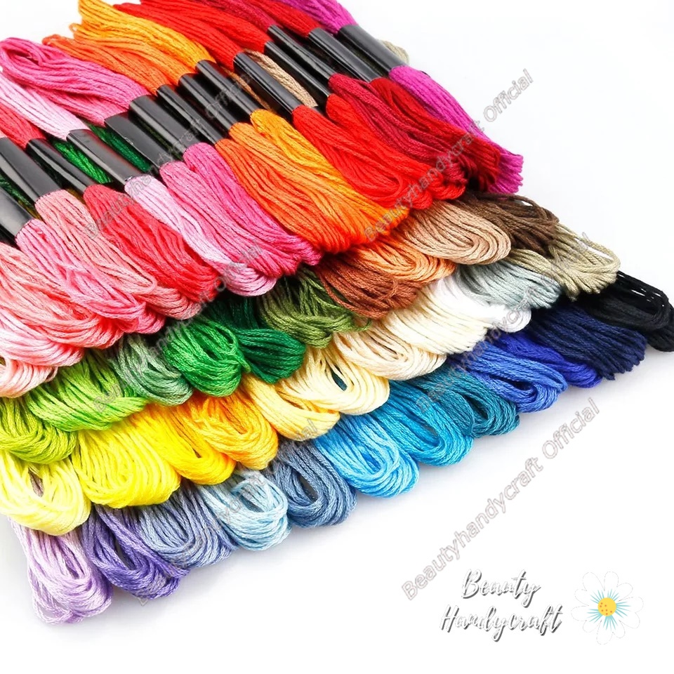 Jual Benang sulam warna warni Benang jahit flanel jahit tangan benang ...