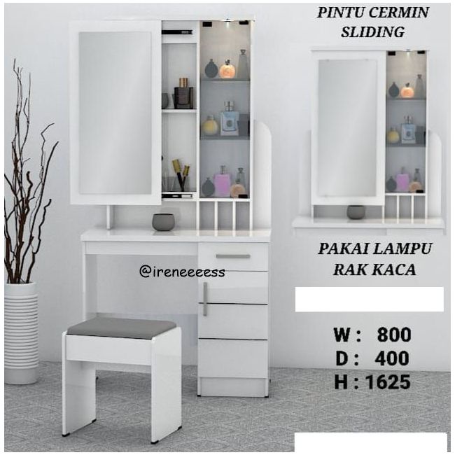 Jual MEJA RIAS LAMPU WARNA PUTIH / MEJA RIAS TINGGI BESAR BERLAMPU ...