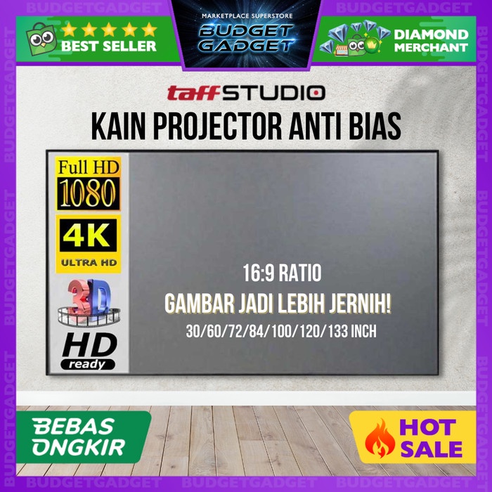 Jual LEJIADA KAIN LAYAR PROYEKTOR ANTI LIGHT AMBIENT SCREEN CURTAIN ...