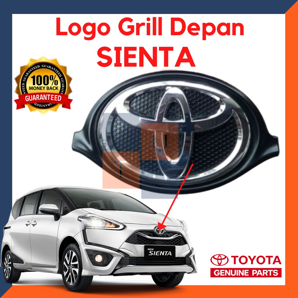 Jual Logo Depan Sienta Logo Sienta Depan Grill Logo Toyota Sienta ...