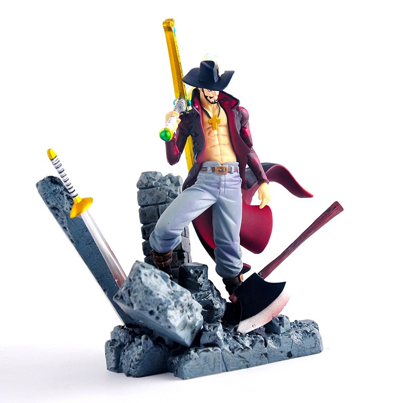 Jual Action ONE PIECE Dracule Mihawk Figure King Colosseum Qibukai ...