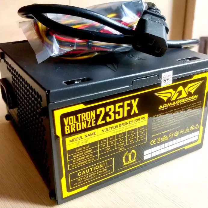 Jual Power Supply Armageddon Voltron Bronze 235FX | Shopee Indonesia