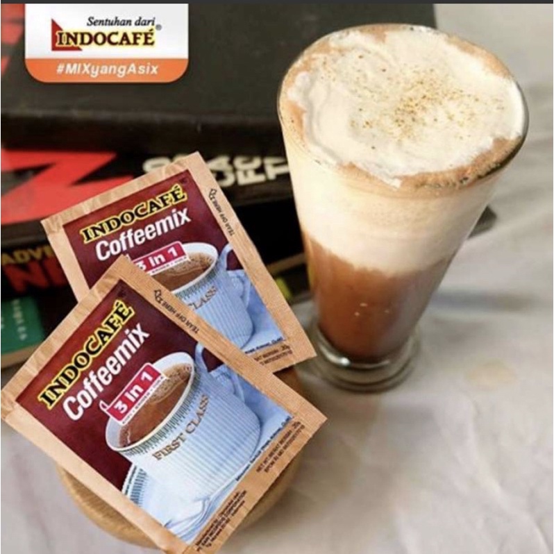 Jual Kopi Instan indocafe coffeemix 3in1 20gr PROMO 99 PERAK | Shopee ...