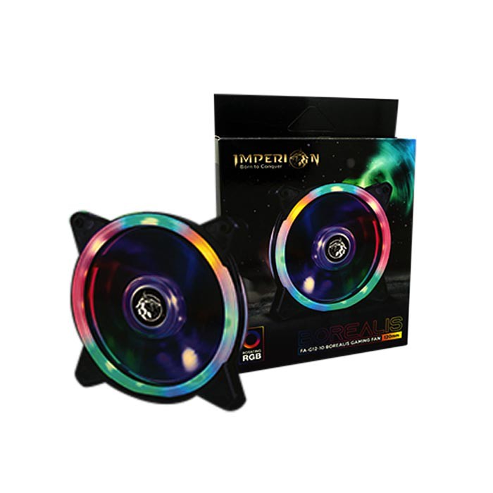 Jual Imperion Borealis Fan Casing PC 12CM Ring RGB Multicolour | Shopee ...