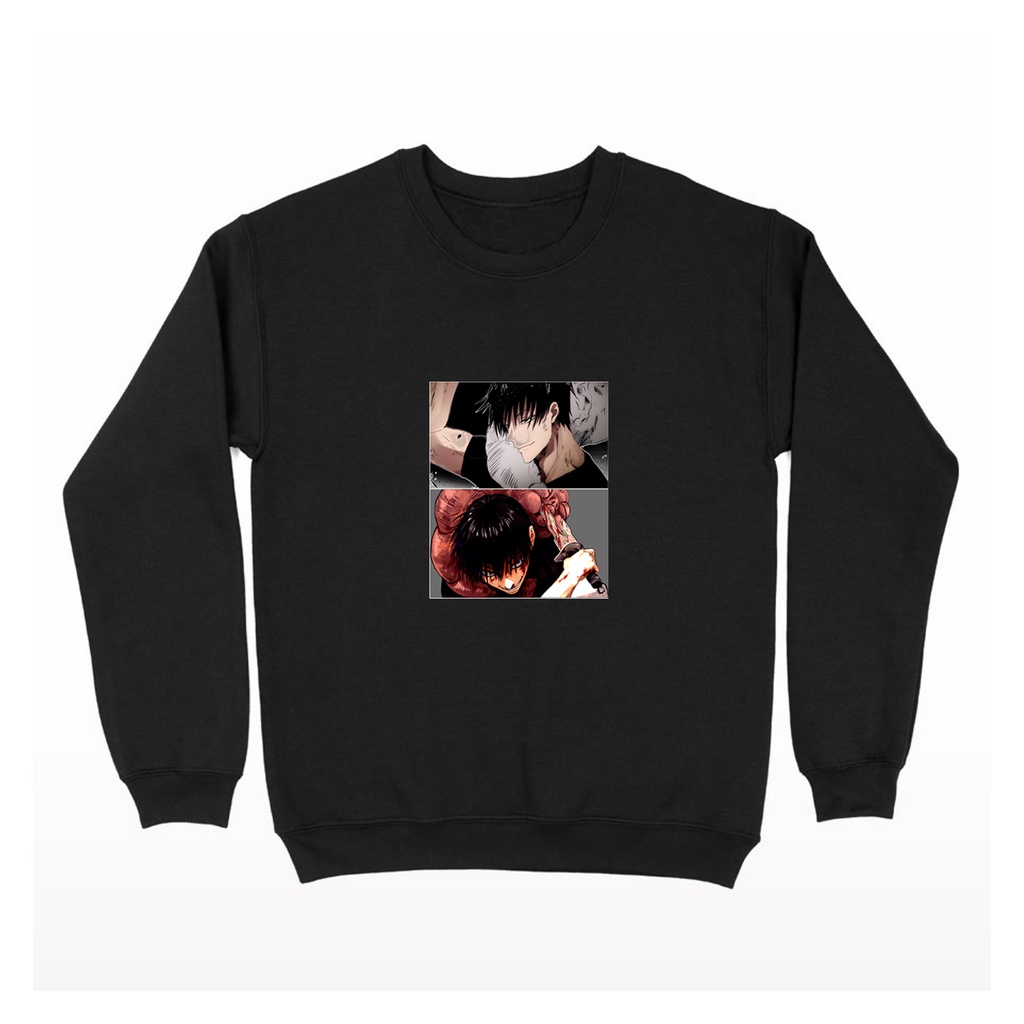Jual SWEATER CREWNECK MANGA ANIME TOJI FUSHIGURO JUJUTSU KAISEN GOJOU ...