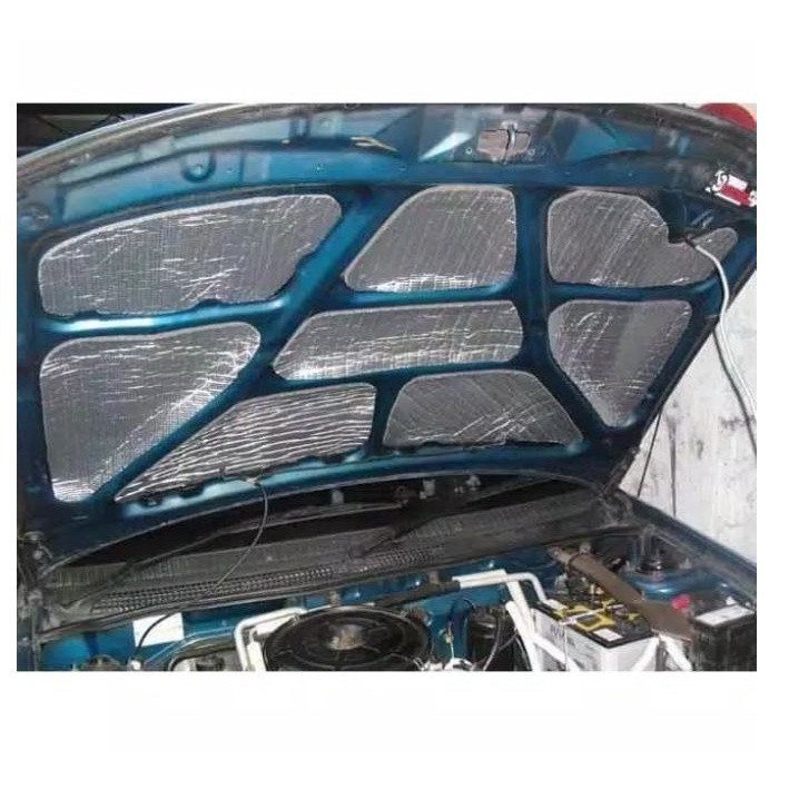 Jual PEREDAM PANAS KAP MESIN mobil suara atap alumunium foil thermal ...